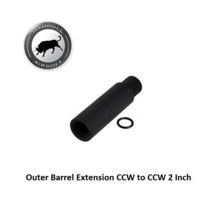 MADBULL 2" CCW to CCW Extension de canon (14mm) - Airsoft Defence
